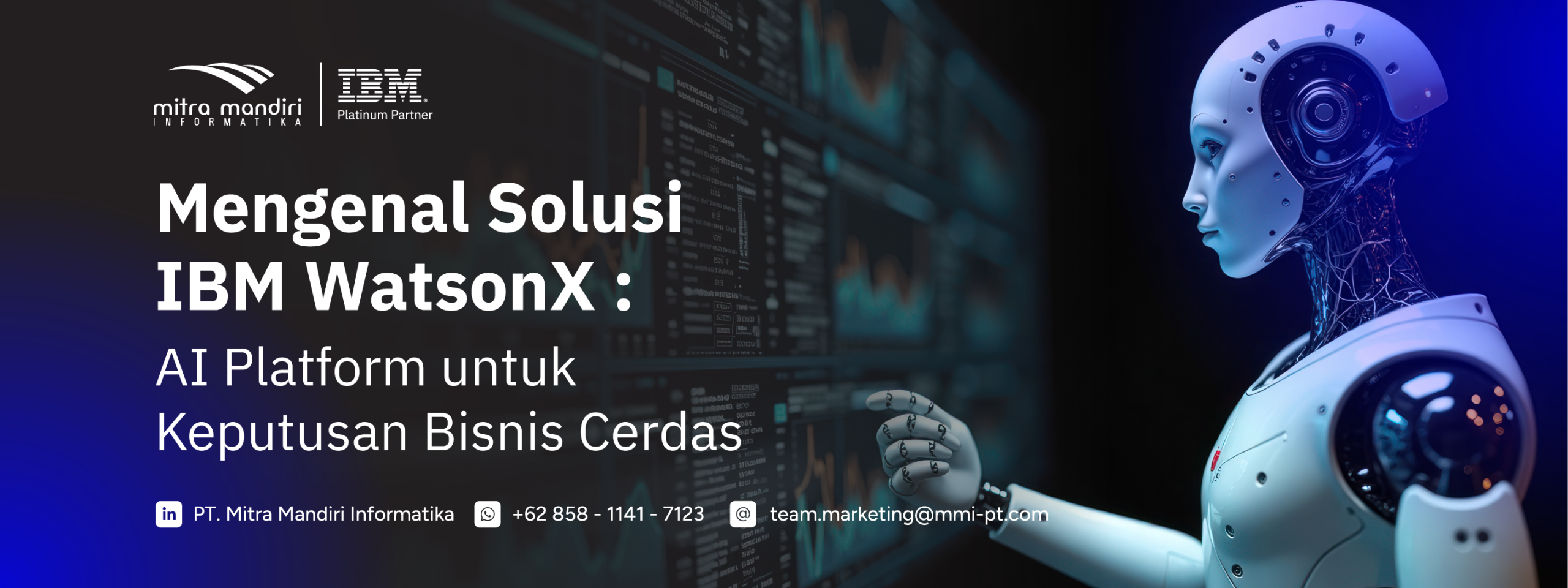 Mengenal IBM Watson X: AI Platform untuk Keputusan Bisnis Cerdas - Mitra Mandiri Informatika