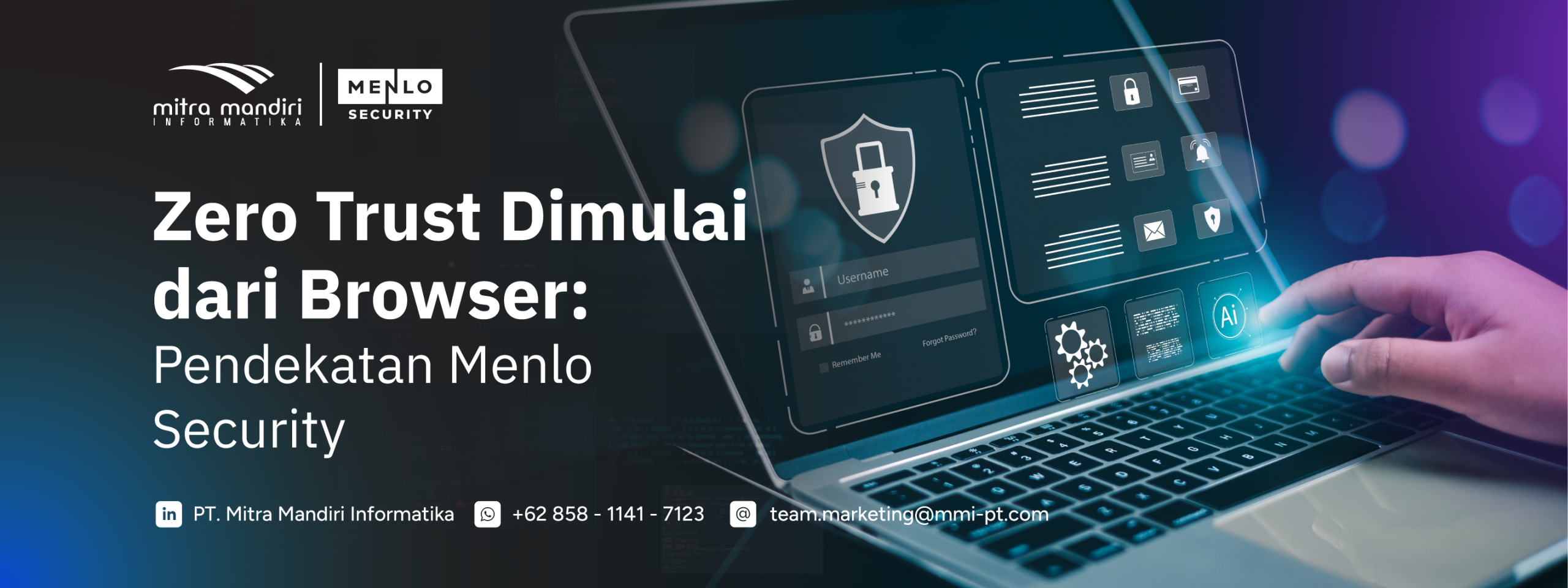 Zero Trust Dimulai dari Browser: Pendekatan Menlo Security - Mitra ...
